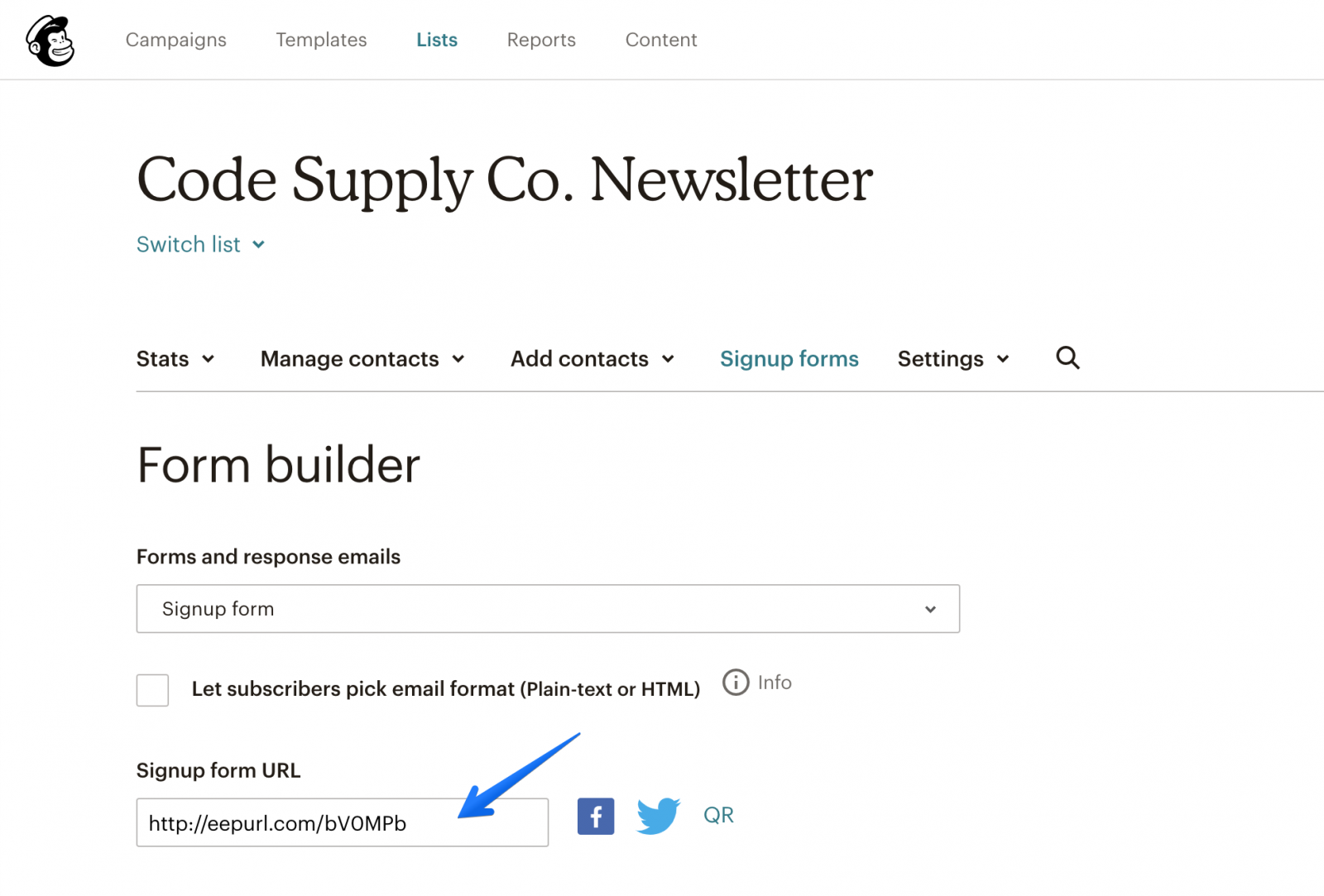 Subscription Forms - Code Supply Co.