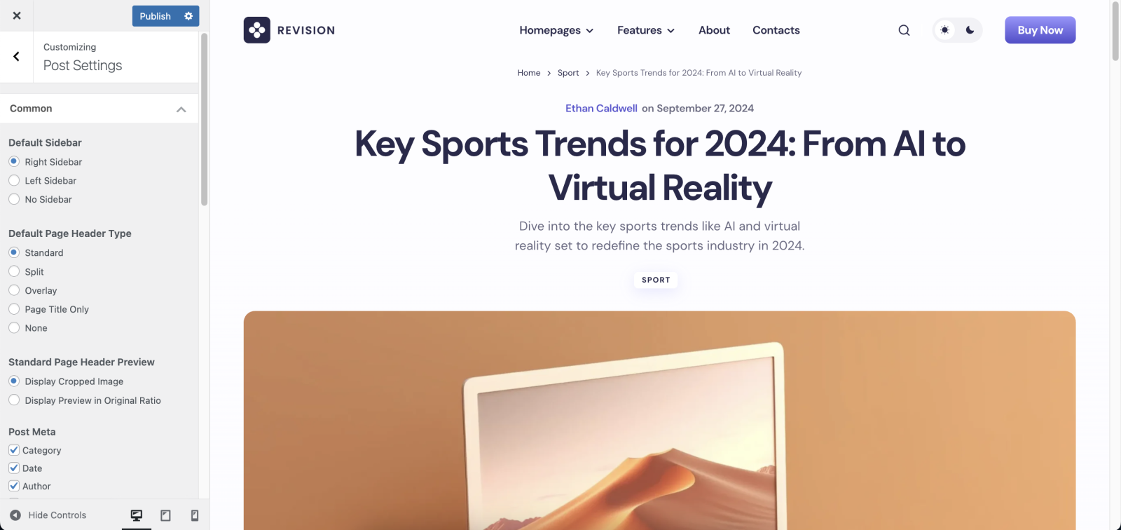 Post Settings - Code Supply Co.